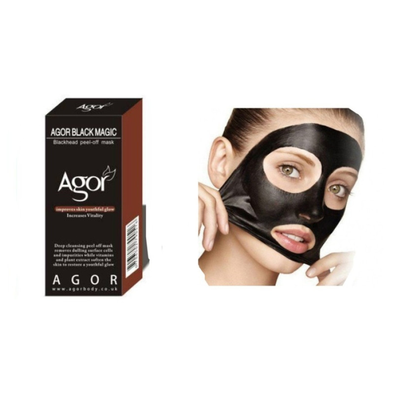 Agor Charcoal Activated Blackhead Remover Black Mask